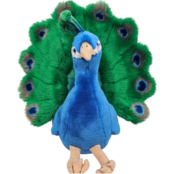 FAO Schwarz | Toys | Fao Schwarz Blue And Green Peacock Stuffed Animal ...
